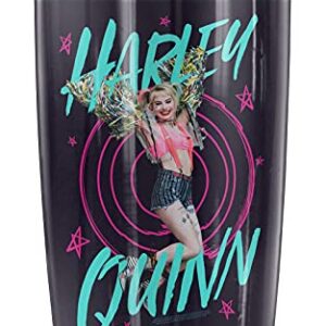 Birds of Prey Harley Quinn On Target Stainless Steel Tumbler 20 oz Coffee Travel Mug/Cup, Vacuum Insulated & Double Wall with Leakproof Sliding Lid | Great for Hot Drinks and Cold Beverages