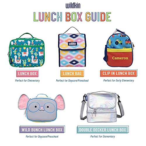 Wildkin Kids Insulated Lunch Bag for Boys & Girls, Reusable Lunch Bag is Perfect for Daycare & Preschool, Ideal Size for Packing Hot or Cold Snacks for School & Travel Lunch Bags (Transportation)