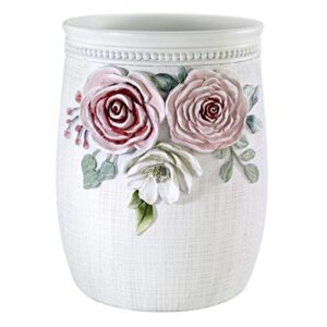 avanti linens linen spring garden collection, wastebasket, multicolor