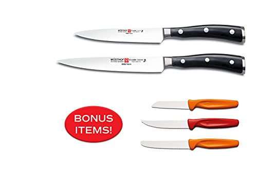 Wüsthof Classic IKON 2-Piece Utility Set with Paring Knives