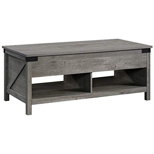 Sauder Bridge Acre Wood Lift-Top Coffee Table in Mystic Oak, Mystic Oak Finish