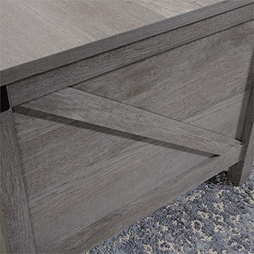 Sauder Bridge Acre Wood Lift-Top Coffee Table in Mystic Oak, Mystic Oak Finish