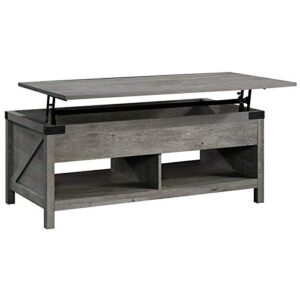 Sauder Bridge Acre Wood Lift-Top Coffee Table in Mystic Oak, Mystic Oak Finish