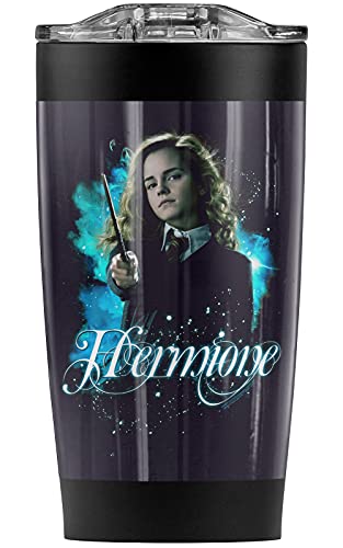 Logovision Harry Potter Hermione Ready Stainless Steel Tumbler 20 oz Coffee Travel Mug/Cup, Vacuum Insulated & Double Wall with Leakproof Sliding Lid | Great for Hot Drinks and Cold Beverages