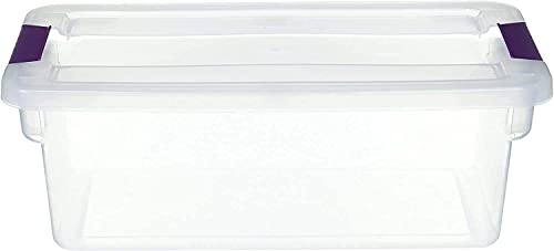 1753 15-Quart Clearview Latch Box Storage Tote Container