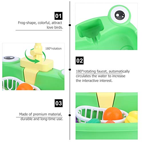 POPETPOP Parrot Bathtub 1set Parrot Bathing Tub Bird Shower Tub Supplies Accessories for Small Medium Parrot Budgie Parakeet Cockatiel African Grey Cockatoo Parakeet Cage