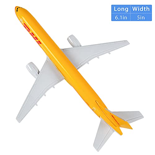 Busyflies Model Airplane 1:400 Scale Diecast Planes Model DHL 757 Model Aircraft Model for Birthday Gift