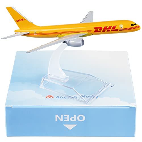 Busyflies Model Airplane 1:400 Scale Diecast Planes Model DHL 757 Model Aircraft Model for Birthday Gift