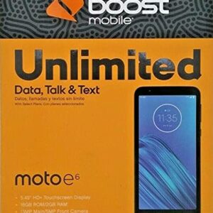 Boost Mobile Motorola Moto e6 16GB Prepaid Smartphone