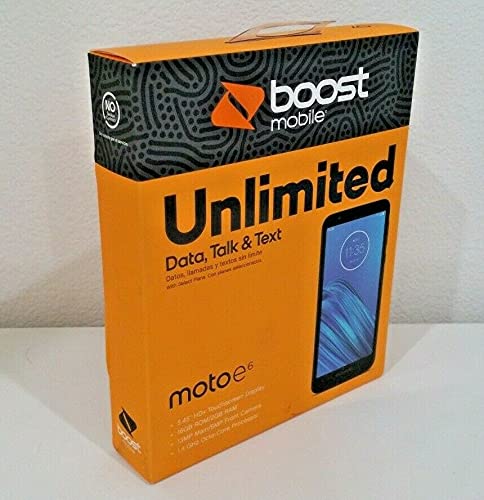 Boost Mobile Motorola Moto e6 16GB Prepaid Smartphone