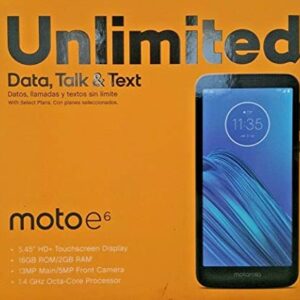 Boost Mobile Motorola Moto e6 16GB Prepaid Smartphone