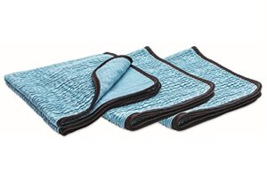 griot's garage 55583 pfm crinkle glass towels (set of 3)