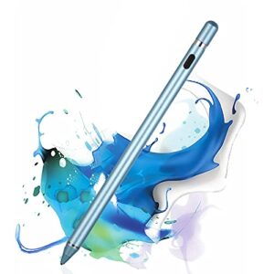 stylus pens for touch screens,stylus pencil compatible for apple,universal fine point stylus for ios/android smartphone and tablets,active stylus stylist pen pencil for precise writing/drawing (blue)