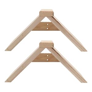 balacoo 2pcs Pigeon Perches Woodden Dove Rest Stand Pigeons Rest Stand Bird Perches Durable Wood Roost Racing Pigeon Stand Frame for Dove Swallow Birds