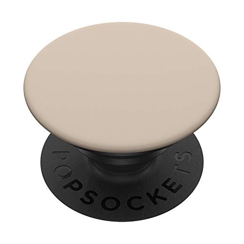 Brown Light Beige Earthy Pastel Color Simple Minimal PopSockets Swappable PopGrip