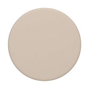 Brown Light Beige Earthy Pastel Color Simple Minimal PopSockets Swappable PopGrip