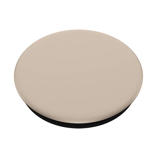 Brown Light Beige Earthy Pastel Color Simple Minimal PopSockets Swappable PopGrip