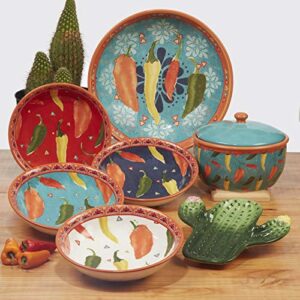 Certified International Fiesta Square Platter,12.5" x 12.5" x 1.25", Multicolor, (37144)