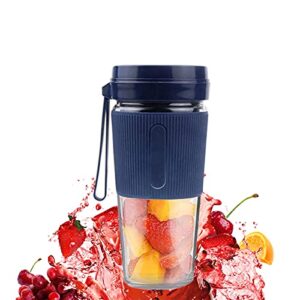 ecoledix, portable blender personal size blender mixer fruit juicer mini blender onehanded drinking with rechargeable usb for sorbet smoothie fruit juice milk shakes outsideinside 280ml (navy)…