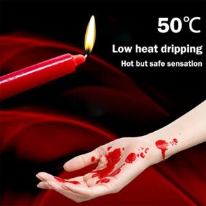 WEIHAI Low Temperature Candles Low Heat Candles Romantic Wax Play Candles for Lovers Couples Wedding