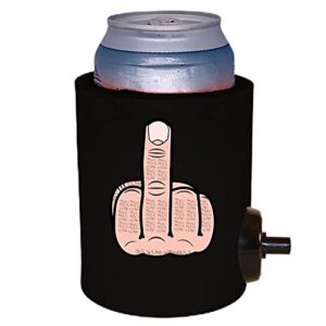 middle finger shotgun can coolie (1, black)