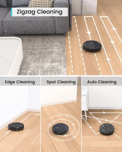 Lefant Vacuum and Mop Combo, WiFi/App/Alexa Control, 2000Pa Strong Suction 2 in 1 Mopping Robotic Vacuum Cleaner, Self-Charging, Tangle-Free, Slim, Ideal for Hard Floor, Pet Hair, Carpet M210B