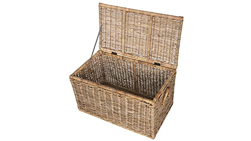 Kouboo Rattan Kobo Decorative Storage Trunk with Lid, Large