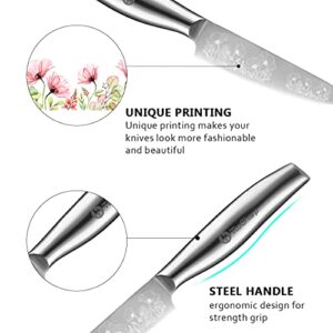 TooSharp Paring Knife for Cooking, Update Fit Non-stick Peel, Lightweight And Convenient, Easy To Control For Home Kitchen/Restaurant/travel, 304 Stainless Steel Handle, Good Helper For Cooking