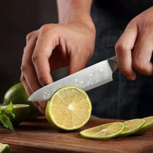 TooSharp Paring Knife for Cooking, Update Fit Non-stick Peel, Lightweight And Convenient, Easy To Control For Home Kitchen/Restaurant/travel, 304 Stainless Steel Handle, Good Helper For Cooking