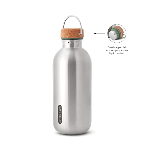 BLACK + BLUM BAM-WBB-S010 Steel Bottle, 600ml, Olive