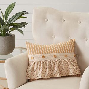 vhc brands camilia ruffled pillow 14x19