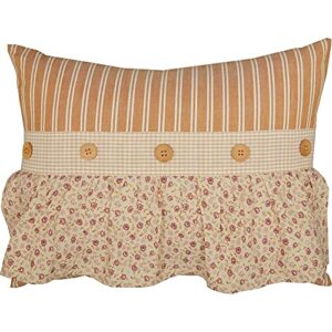 VHC Brands Camilia Ruffled Pillow 14x19