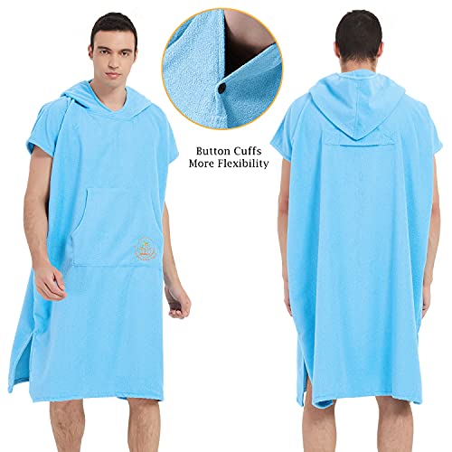 SEASHORE TREE Beach Towel Hoodie Swimming Towels Quick Dry Robes Adult Beach Poncho for Women Men