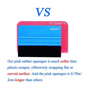 CCyanzi 1PCS Soft Rubber Squeegee, Vinyl Squeegee, Mini Squeegee for Cleaning Sink, Countertop, Smoothing Tool to Install Car Vinyl Wrap, Window Film, Adhesive Vinyl Craft