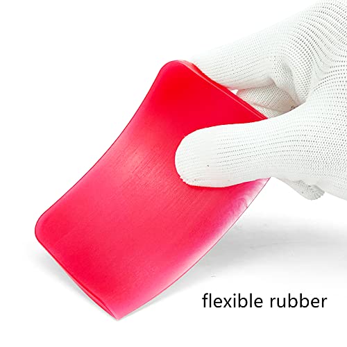 CCyanzi 1PCS Soft Rubber Squeegee, Vinyl Squeegee, Mini Squeegee for Cleaning Sink, Countertop, Smoothing Tool to Install Car Vinyl Wrap, Window Film, Adhesive Vinyl Craft