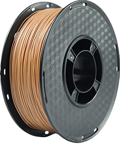 RANKI Wood PLA Filament 1.75mm 3D Printer Filament, Real Wood Filament, 1kg Spool (Wood)