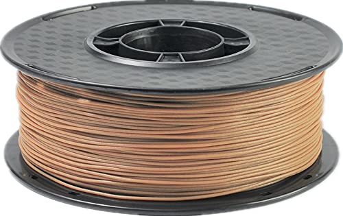 RANKI Wood PLA Filament 1.75mm 3D Printer Filament, Real Wood Filament, 1kg Spool (Wood)