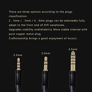 Audio Cable 16 Core Upgrade Silver Plated, FEDAI Balanced Replacement Cable, MMCX Detachable Earphone Cable Replacement Earphone Wire for Shure 846 535 215 315 425 MAGAOSI K5 LZA4 A5(mmcx, 2.5 mm)