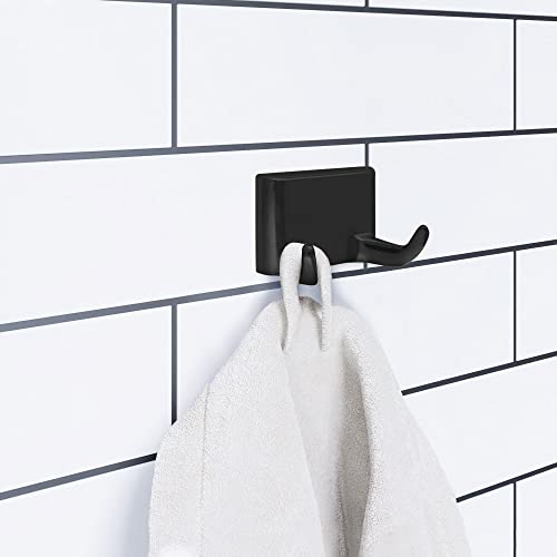 Design House Millbridge Bath Accessories, Robe Hook, Matte Black