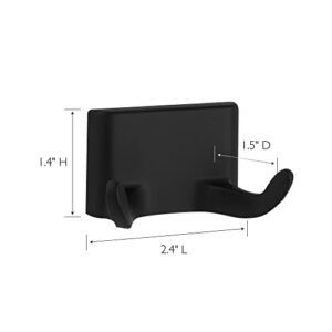 Design House Millbridge Bath Accessories, Robe Hook, Matte Black