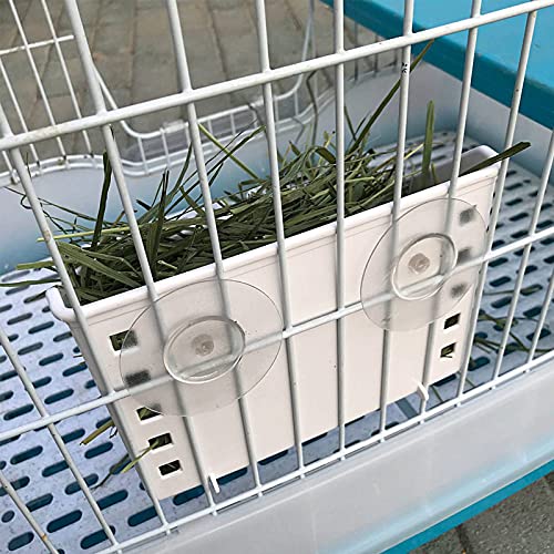 Rabbit Hay Feeder Large Hay Manger Holder for Bunny Guinea Pig Chinchilla (12.5 X 4.5 X 5.3 inch)