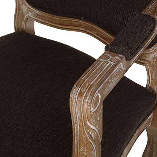 Christopher Knight Home Andrea Dining Chair Sets, Brown + Natural