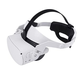 elite strap for oculus quest 2, adjustable halo strap for oculus quest 2, replacement oculus quest 2 head strap for enhanced support and reduce head pressure comfortable touch in vr