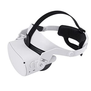 Elite Strap for Oculus Quest 2, Adjustable Halo Strap for Oculus Quest 2, Replacement Oculus Quest 2 Head Strap for Enhanced Support and Reduce Head Pressure Comfortable Touch in VR