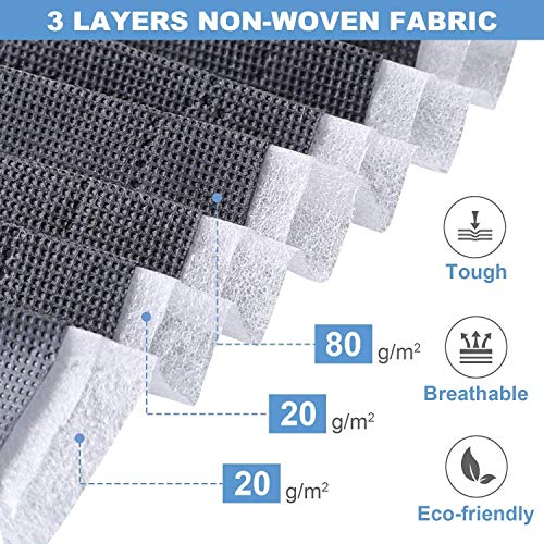 Clothing Storage Bag,3 Pack Large Capacity Clothes Storage Bag Organizer with Reinforced Handle Thick Fabric for Comforters,Storage Bin Blankets,Bedding,Foldable with Sturdy Zipper,Clear Window, 90L,Grey