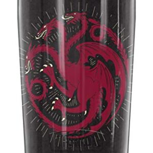 THERMOS Game of Thrones Targaryen Sigil GUARDIAN COLLECTION Stainless Steel Travel Tumbler, Vacuum insulated & Double Wall, 12 oz.