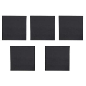 balacoo 5pcs fish tank pad aqurium mat non- skid waterproof aquarium placement mat for home desktop tabletop black