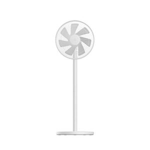 xiaomi mi smart standing fan 2 lite, smart fan, portable design, 7 rotor blades for powerful airflow, voice control, mi app control, white