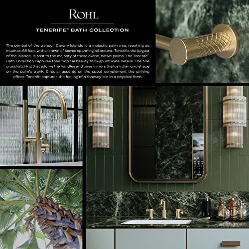 Rohl RTE25WRHAG Bath Hardware, Antique Gold