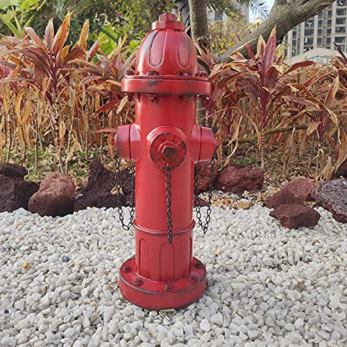 Glorison Fire Hydrant for Dogs to Pee On-16 Inches Puppy Pee Post Training Tool Yard Garden Indoor Outdoor Statue